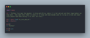 Natural Language Processing: NLTK vs spaCy - ActiveState