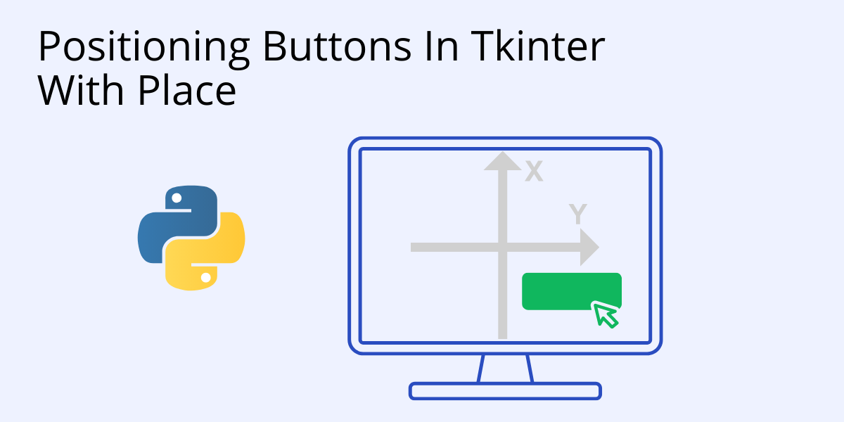 How To Position Buttons In Tkinter With Place Demo And Codes 