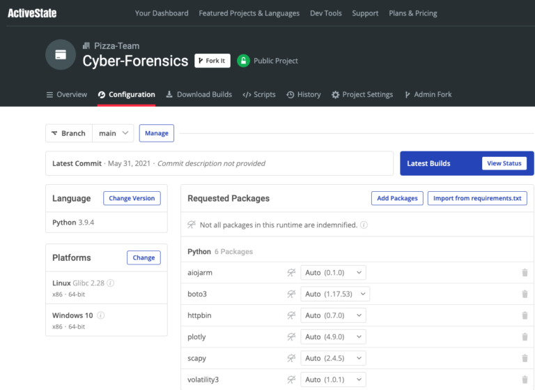 How to use Python for cyber forensics (Get pre-compiled Python environment)