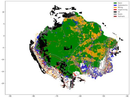 Human Impact on Amazon Rainforests: A Geospatial Analysis Using Python